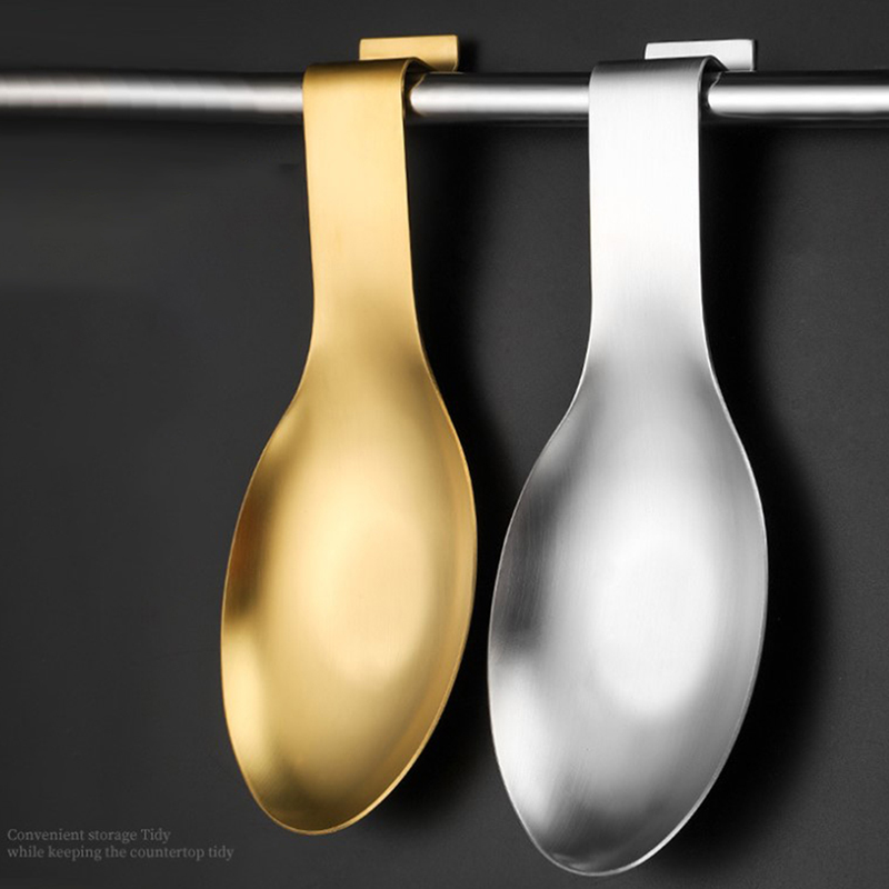 Fish Shape Stainless Steel Spoon Rest Food Clip Hot Pot Spoon Tray ...