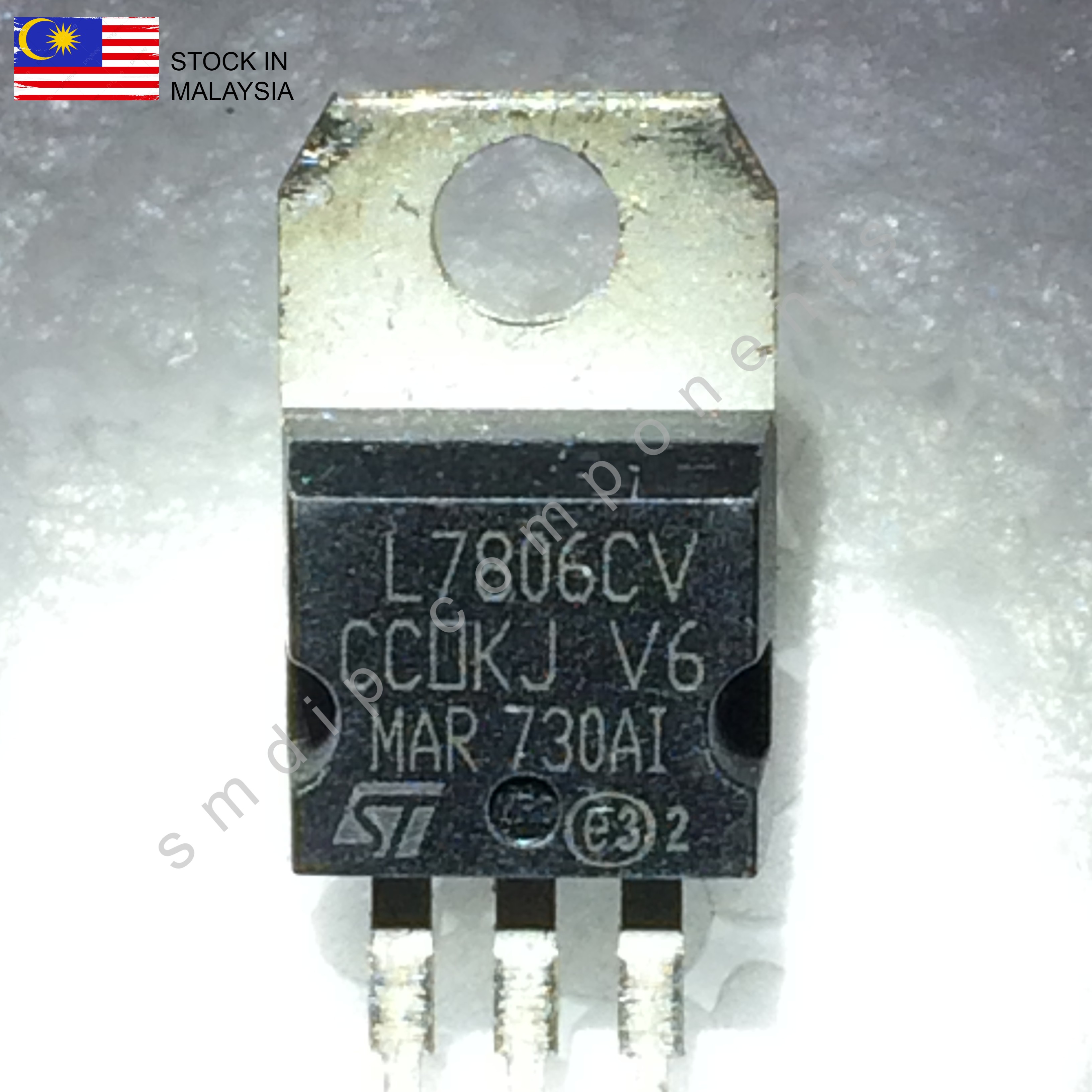 2 PCS L7806CV, TO-220, 6V, 1.5A Voltage Regulator | Lazada