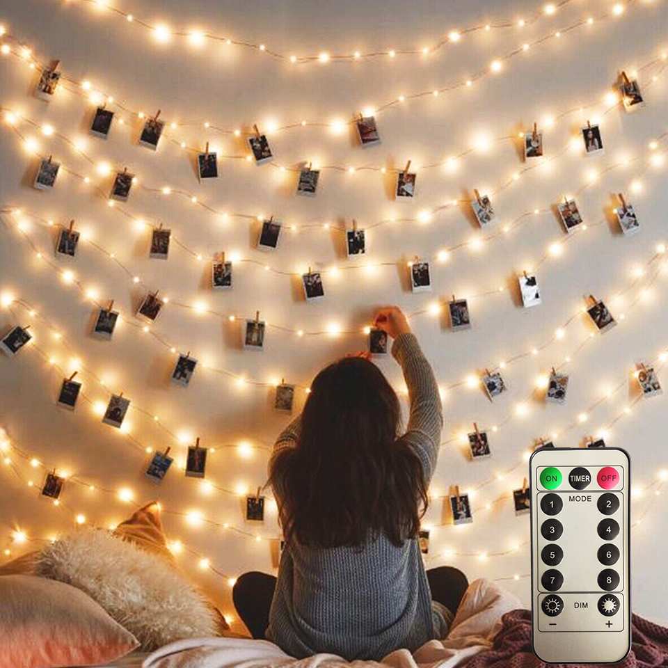 2m/5m/10m Usb Led String Outdoor Garland For Photo Wall Decor Fairy ...