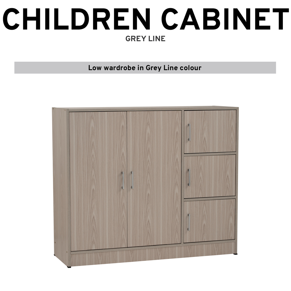 Children Cabinet Wardrobe Organizer Low Cabinet Storage Cabinet ...