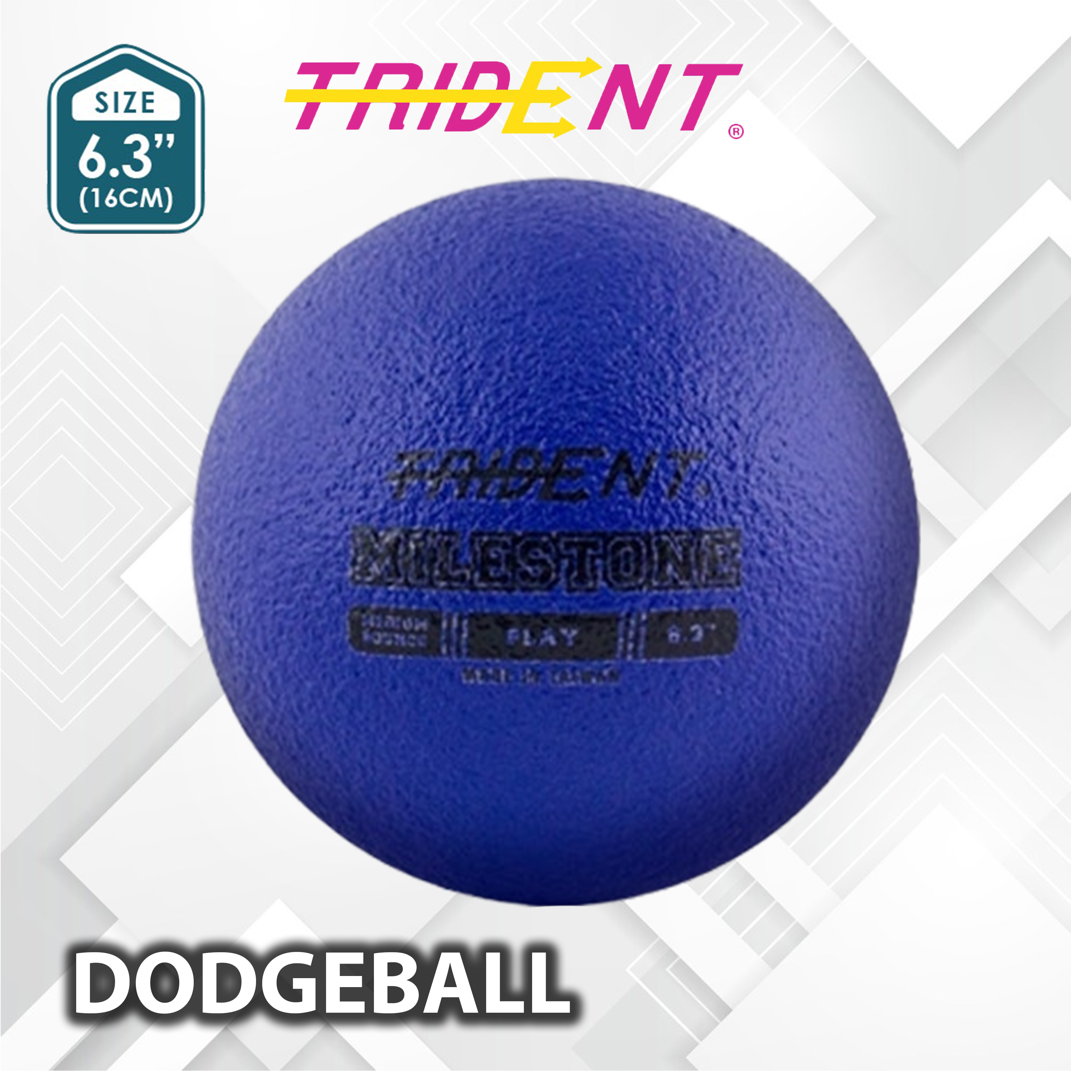 Trident Milestone Play Foam Ball Dodgeball 6.3 Inches Kickball Outdoor ...