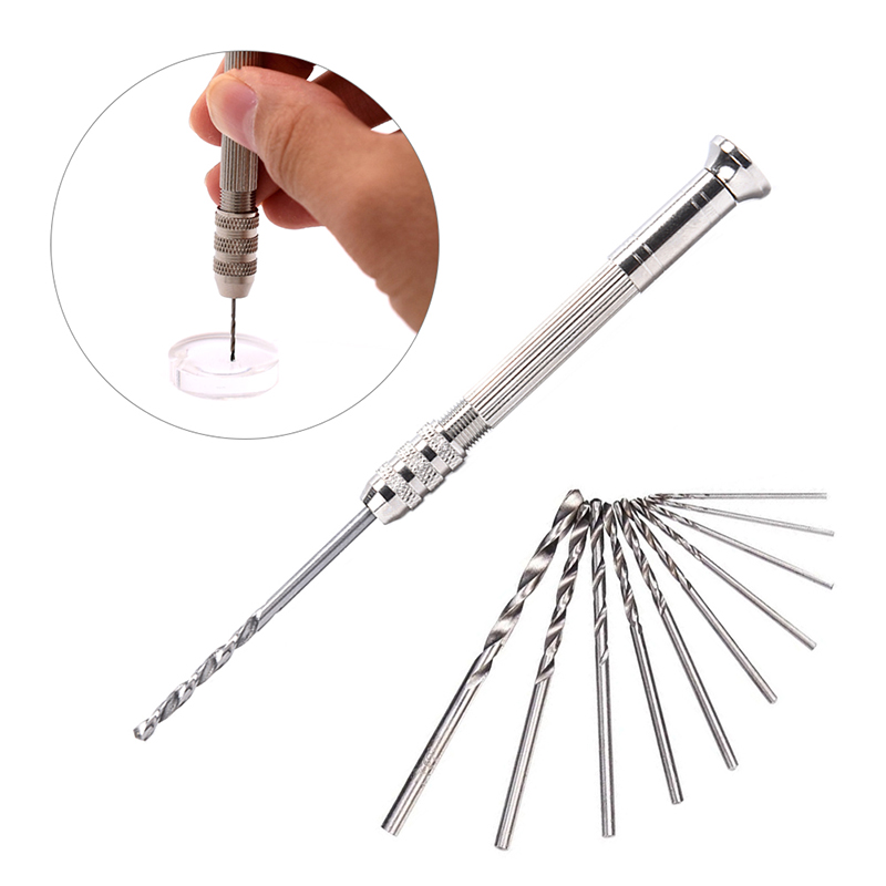 Metal Hand Drill Resin Mold Tools DIY Jewelry Tool With 0.8mm-3.0mm ...