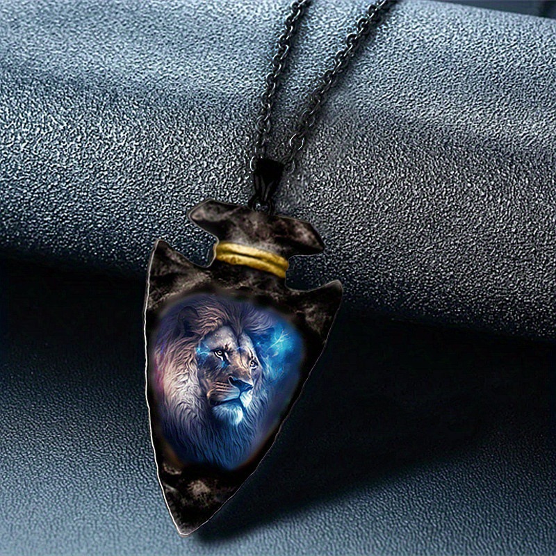 temu Creative Lion Head Lion King Lion King King of Beasts Triangle ...