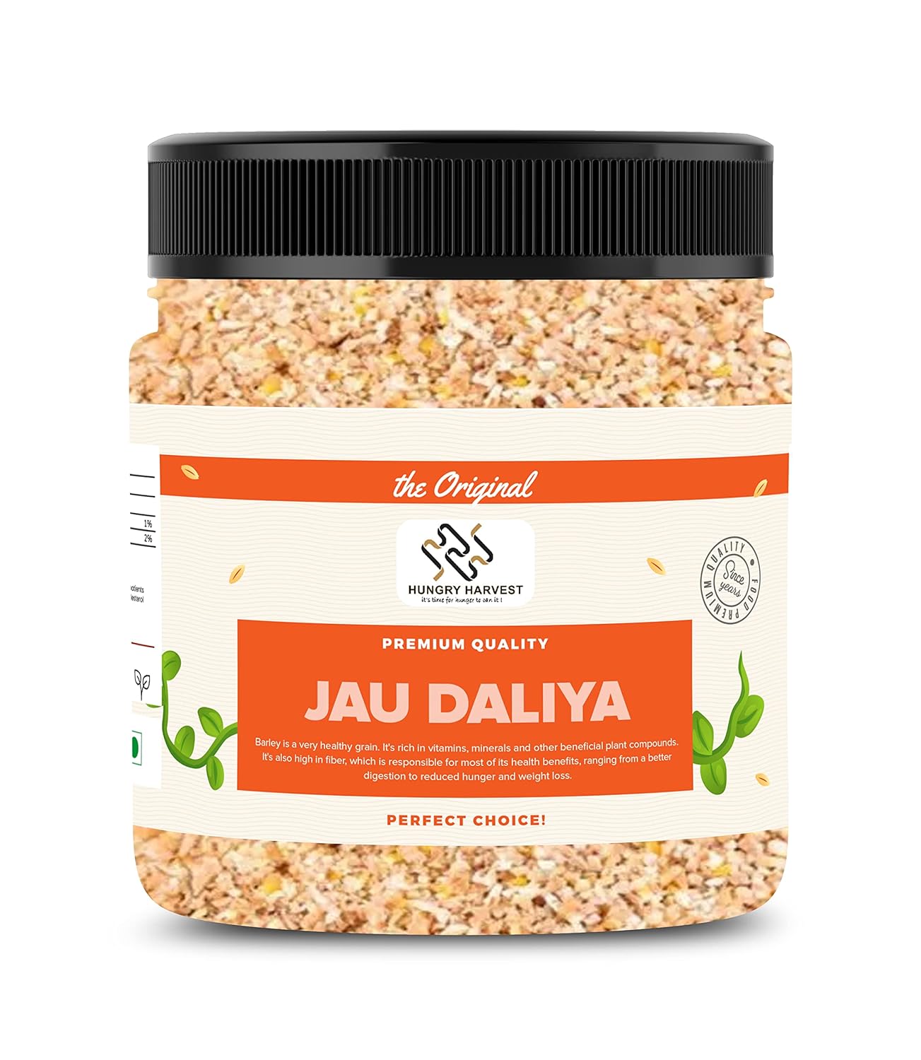 Hungry Harvest Organic & Pure Jau Dalia| Barley Daliya| Healthy Grains ...