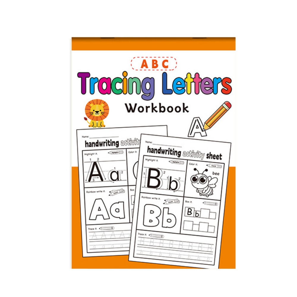 Fun Animal Coloring ABC Tracing Letters Workbook 32 Pages Early ...