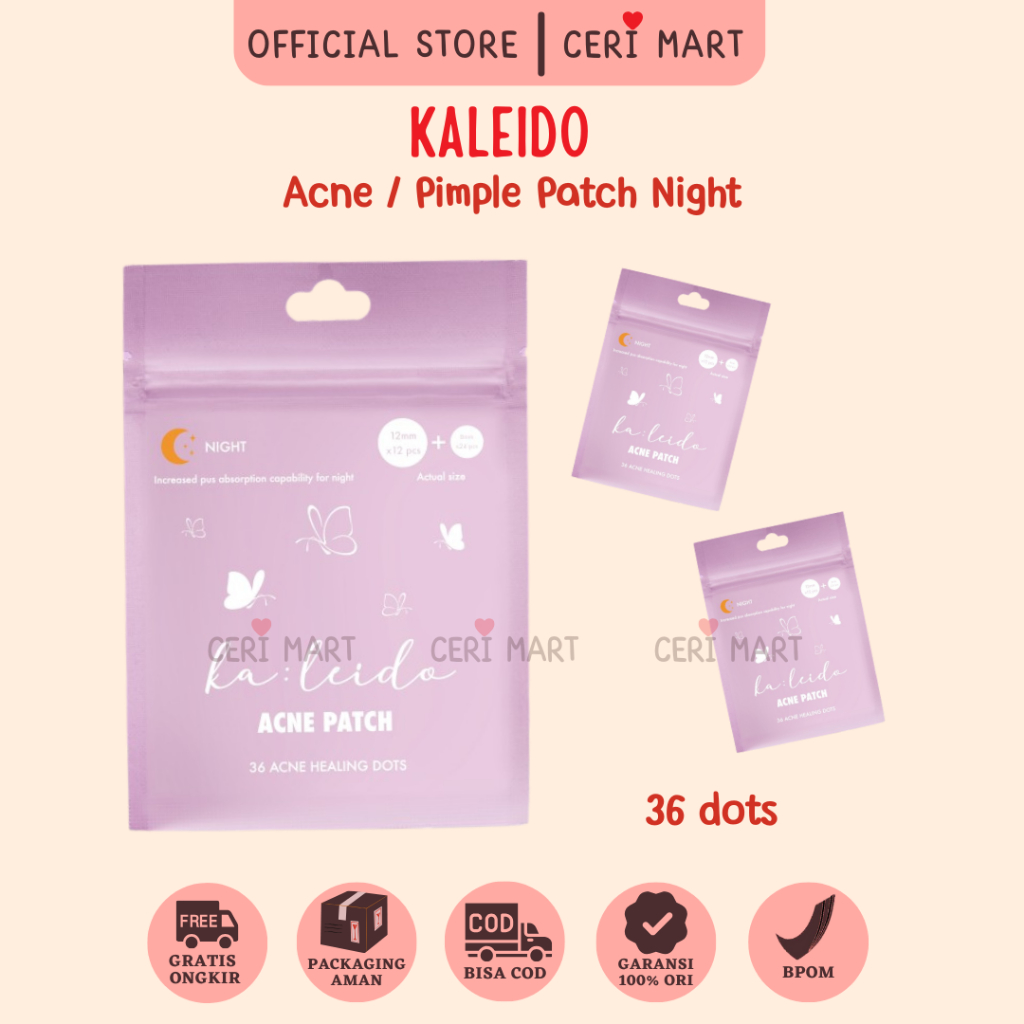 KALEIDO - Acne Patch Day | Acne Patch Night | Microneedle Patch | Pore ...