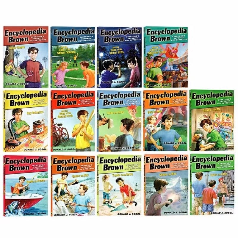 The Encyclopedia Brown 14 Book Series by Donald J. Sobol - kidsbookcm ...