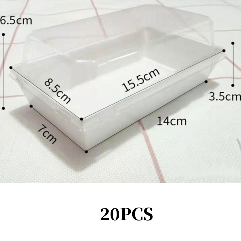 20PC Sandwich Gift Box Sandwich box Square Cake Dessert Box Kraft Box ...