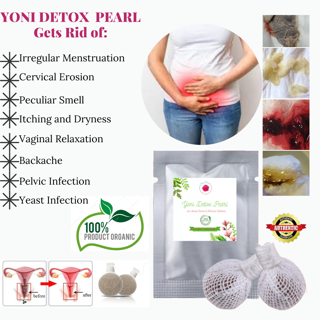 100% Natural Organic and 🔥Original Vaginal Detox Pearls Womb Wellness ...