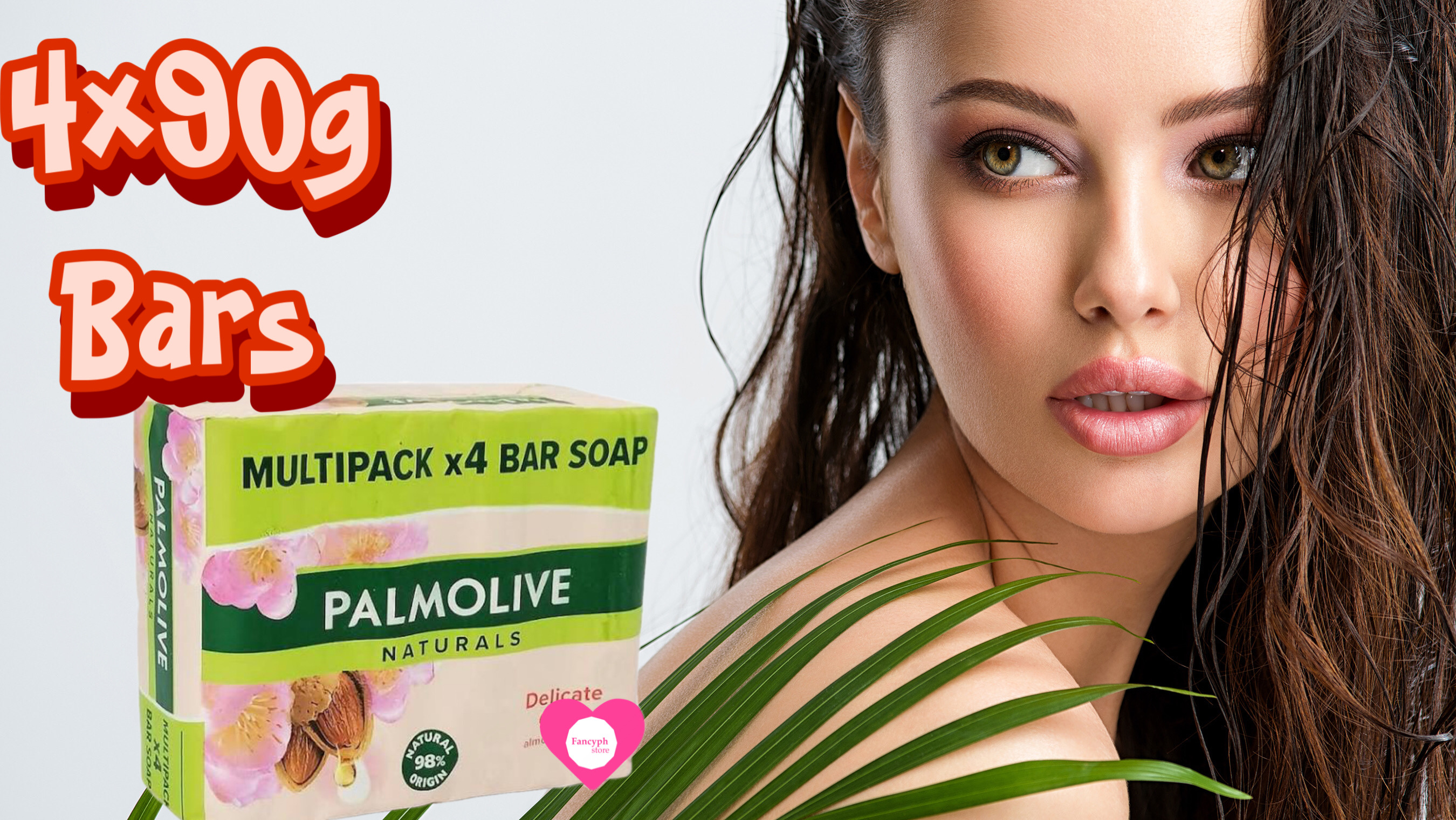 Palmolive Naturals Delicate Care Almond & Milk Bar Soap 4 x 90g | Lazada PH