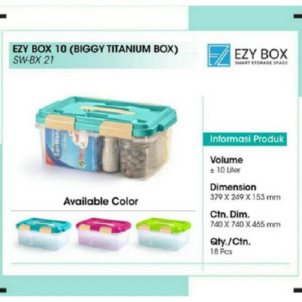 Box Container 10 Liter EZY 10L | Lazada Indonesia
