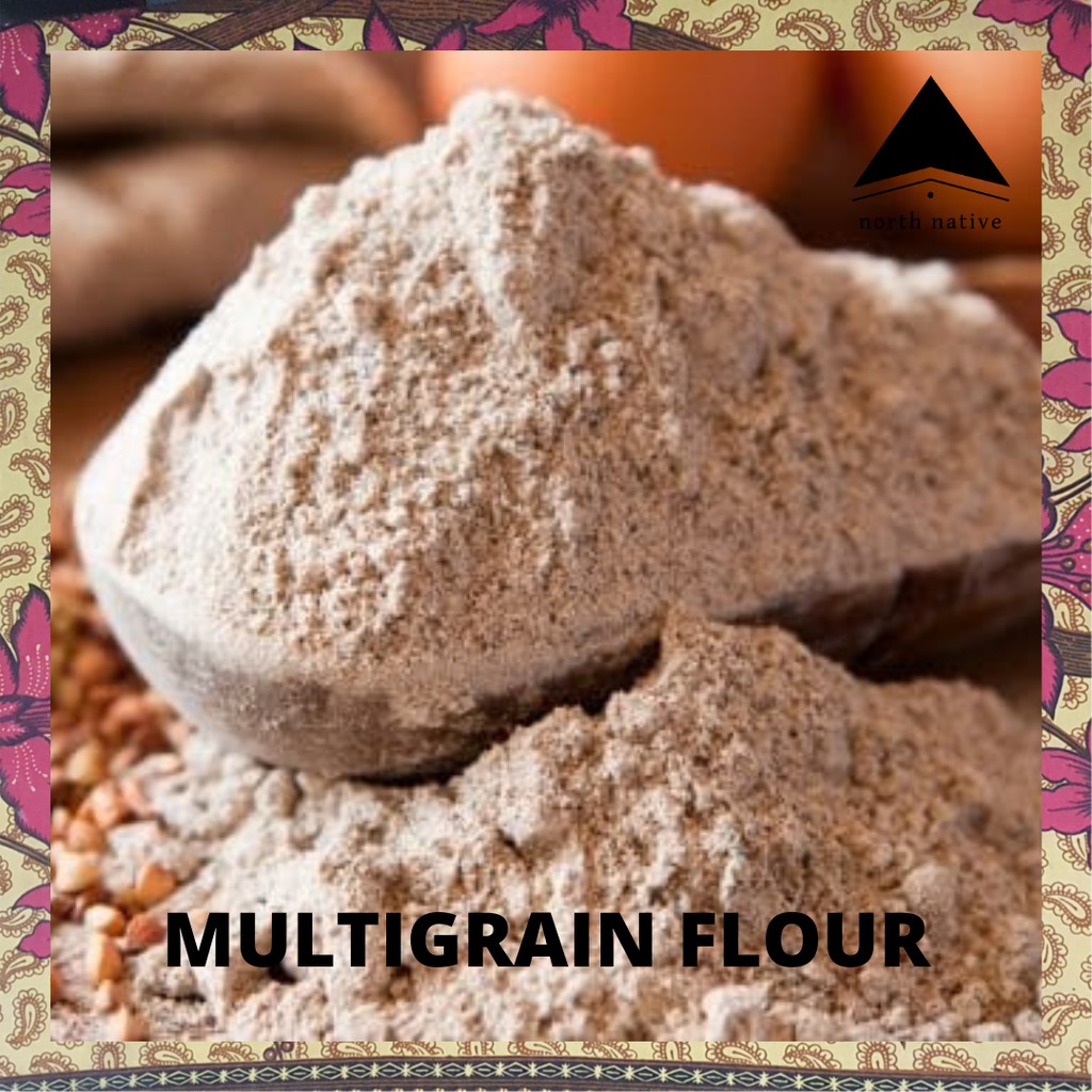 Multigrain Flour (24% Protein), 1kg, from WHEAT, SOYA, CHICKPEA, OAT ...