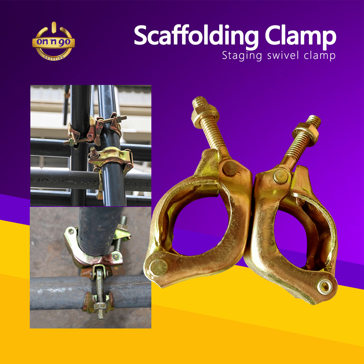 Scaffolding Clamp | Staging Swivel Clamp | 鹰 架 活 扣 环 | Lazada