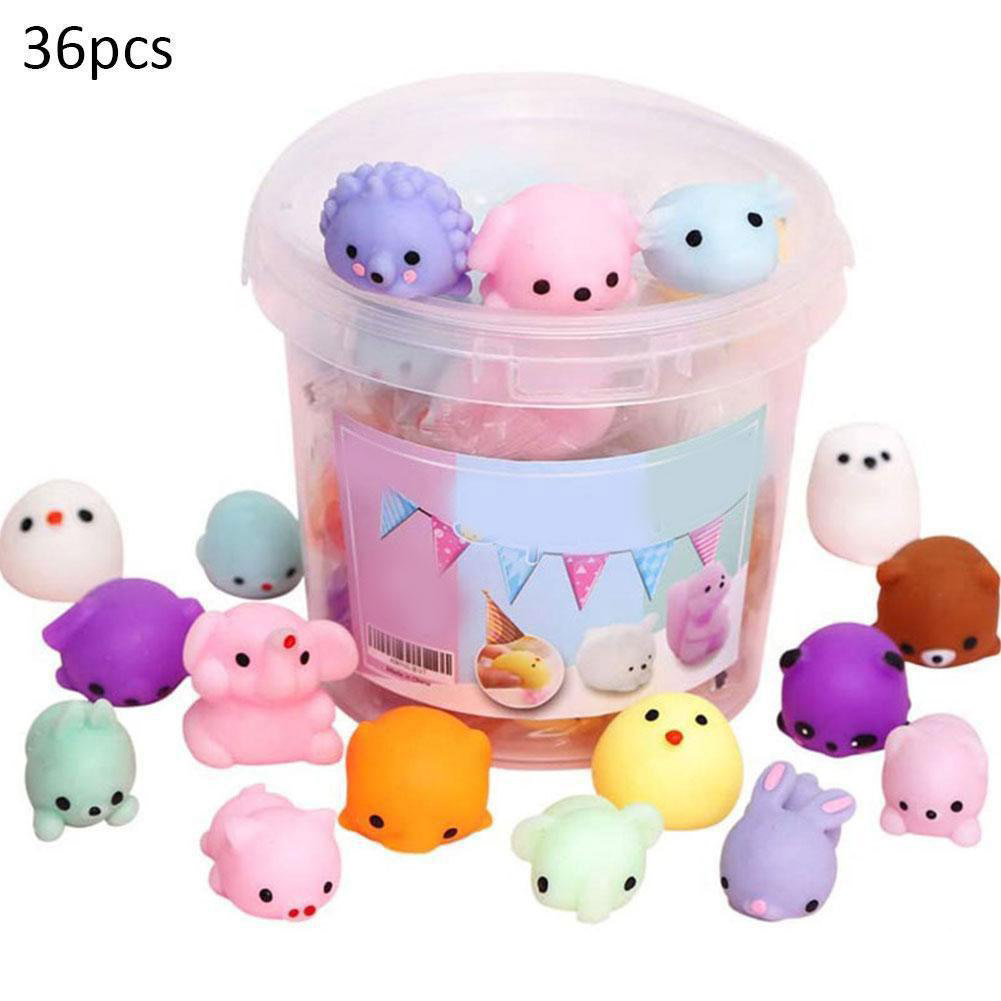 24/36/64Pcs Cute Mochi Squishy Slow Rising Pinch Toy Toy Restore ...