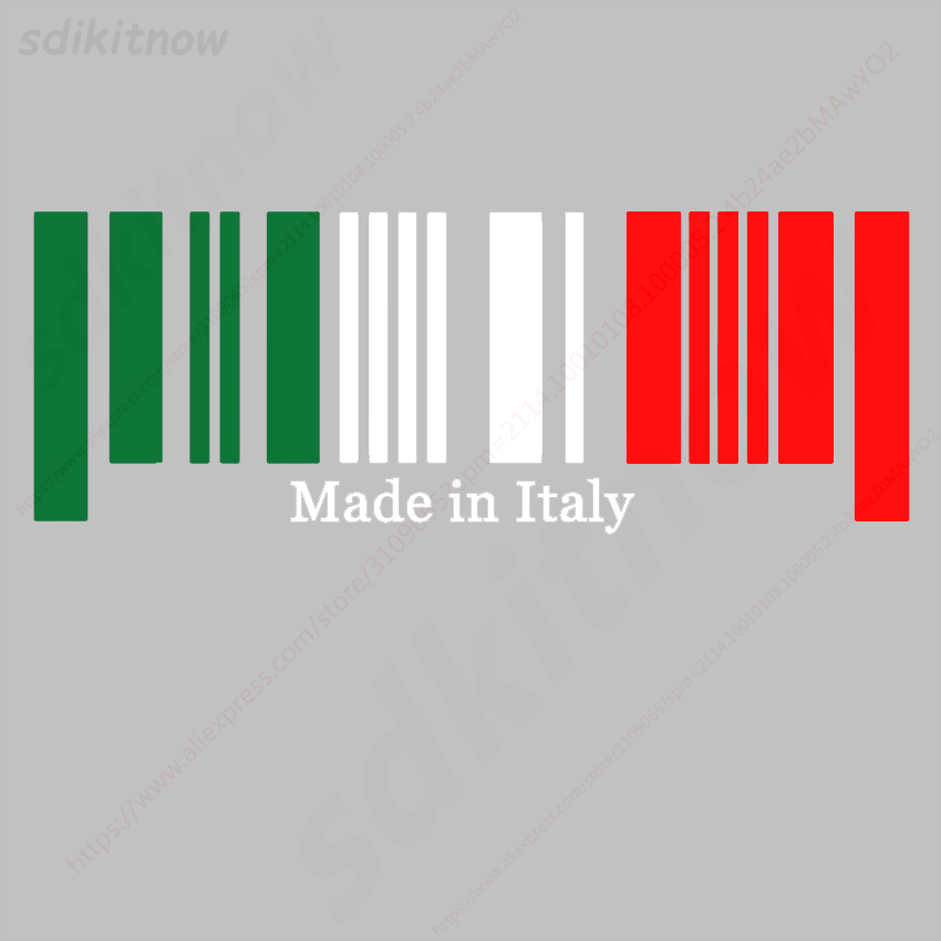 【Exclusive Offer】Made in Flag Bar Code Car funny Sticker PVC Decal ...