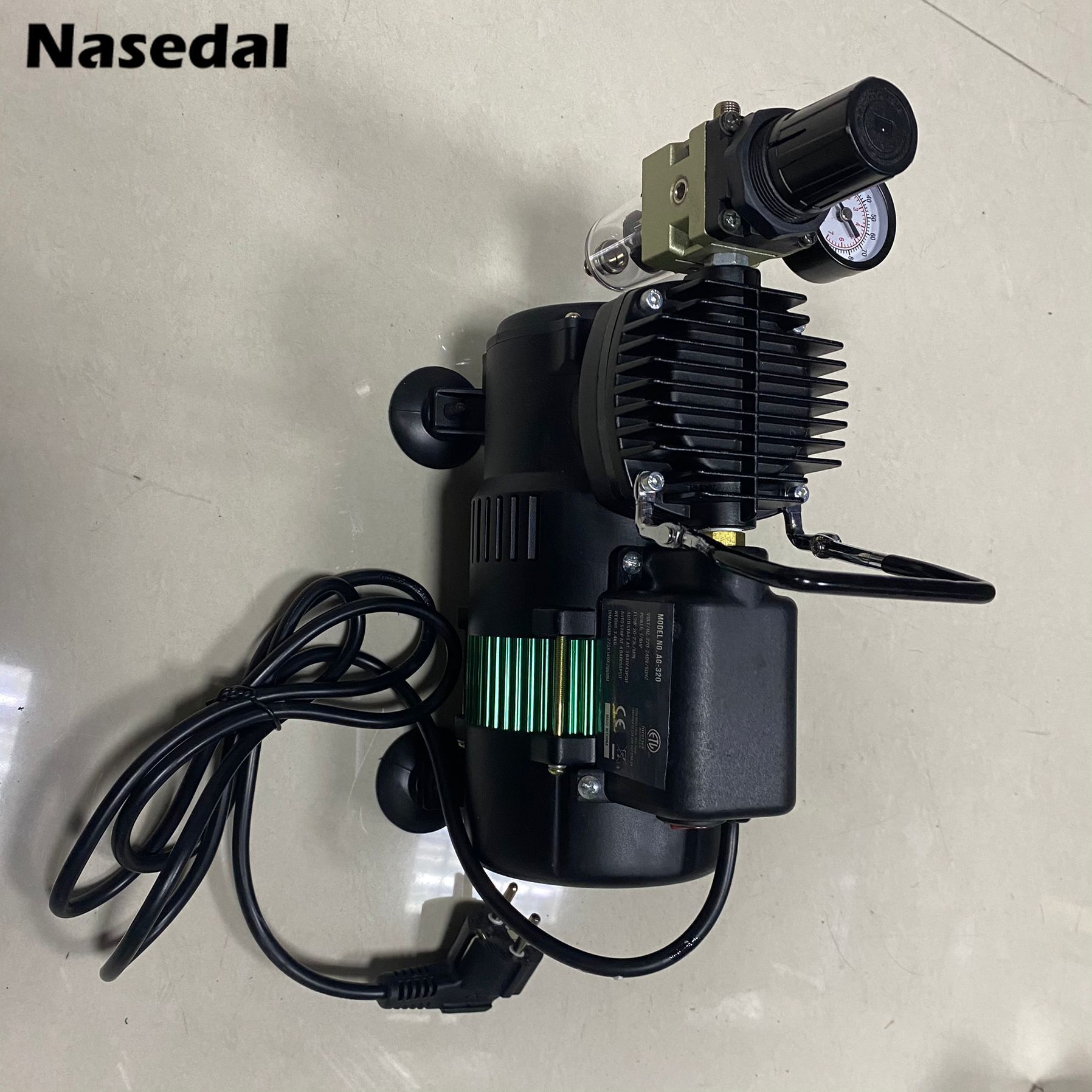 Nasedal 100PSI 7bar คอมเพรสเซอร์สูงสุดสำหรับมืออาชีพสำหรับพู่กันพ่นสี ...