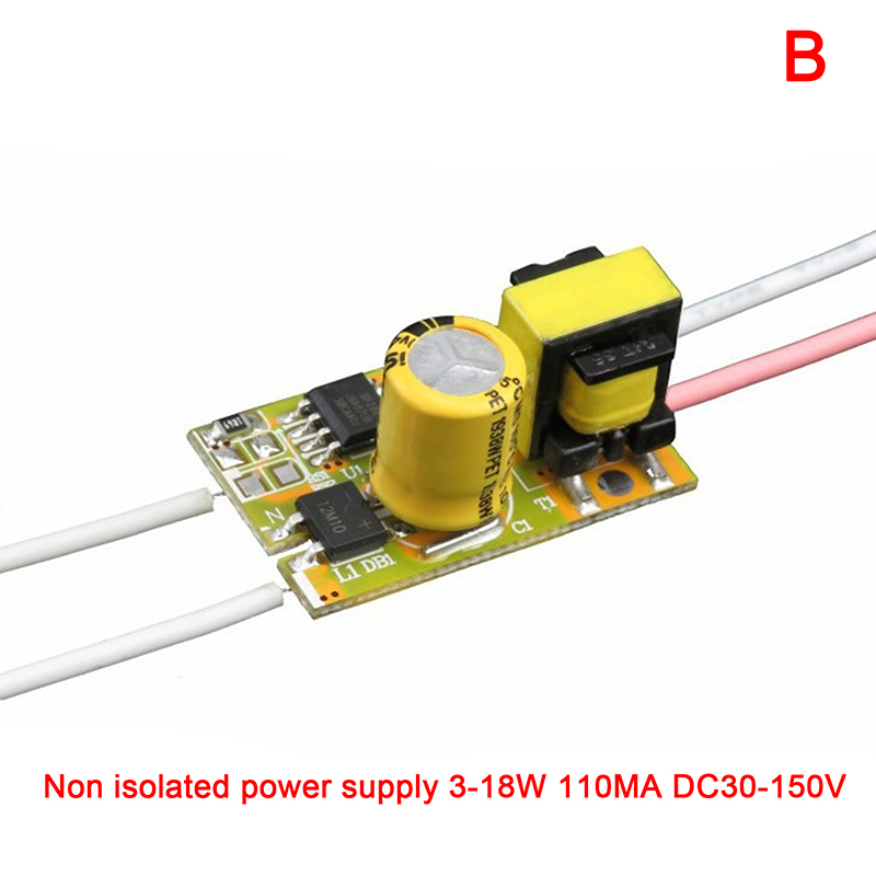 LED Driver 3-9W 3-18W 120mA and 110mA Power Supply Lighting ...