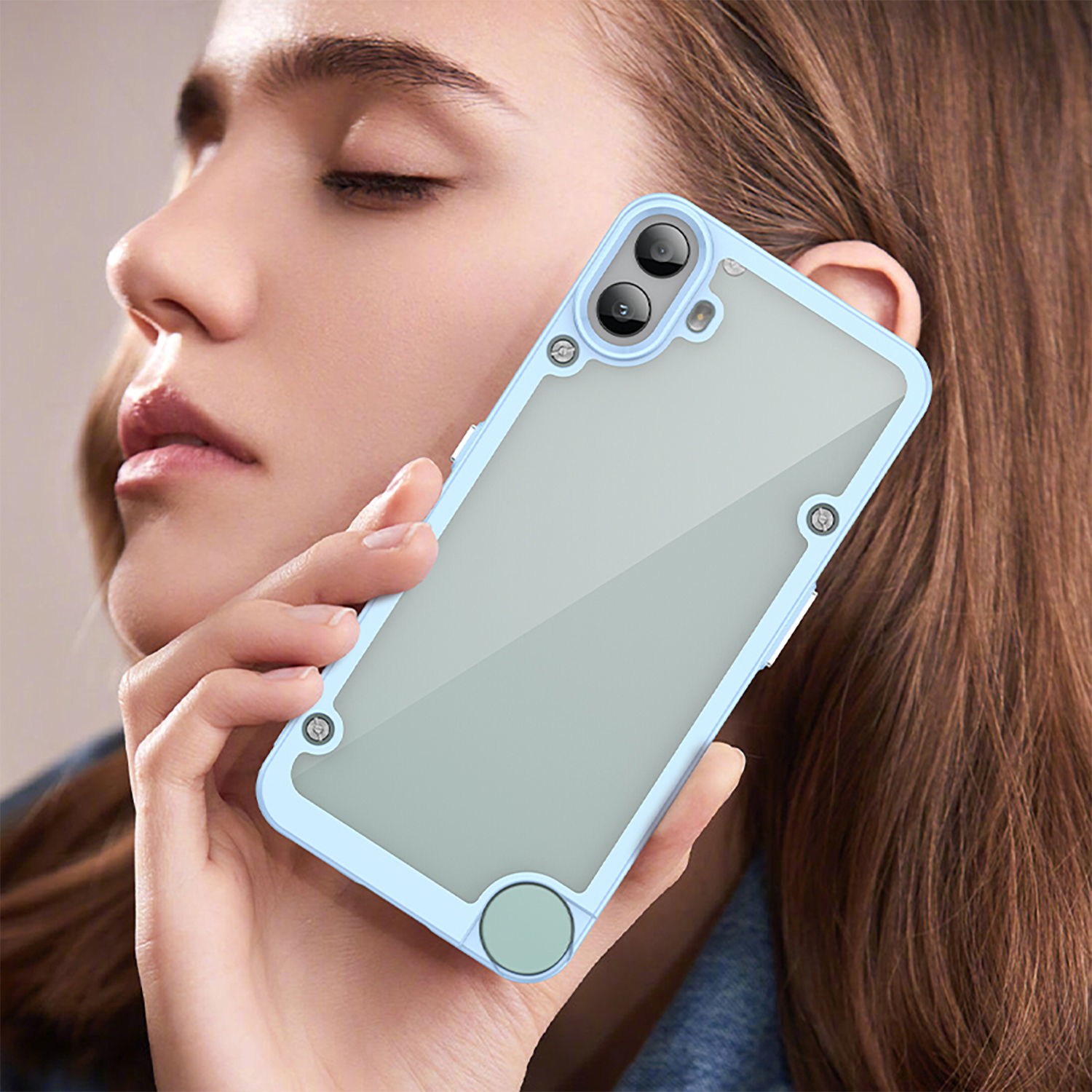 Nothing CMF Phone 1 Case, Clear Designed Shockproof Phone Case, Bumper ...