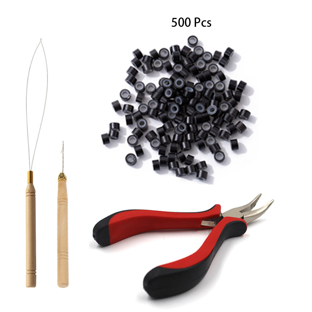 【Limited stock】 Hair Extensions Beads Tools Kit Extensions Micro ...