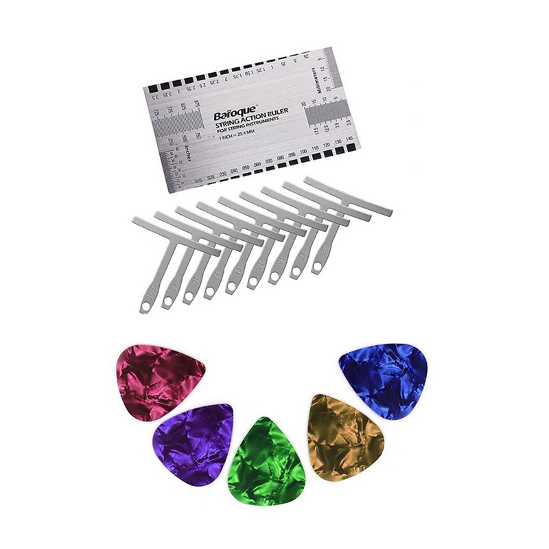 Baroque 9x Understring Radius Gauge Luthier Tools String Action Ruler ...