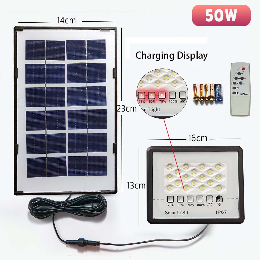 【Malaysia Stock】Solar LED Outdoor Light 1000W Lampu Solar Luar Rumah ...
