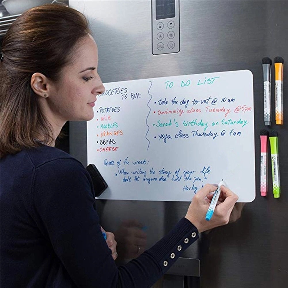 Children Fridge Memo Writing Record Whiteboard Pen Magnetic Erasable ...