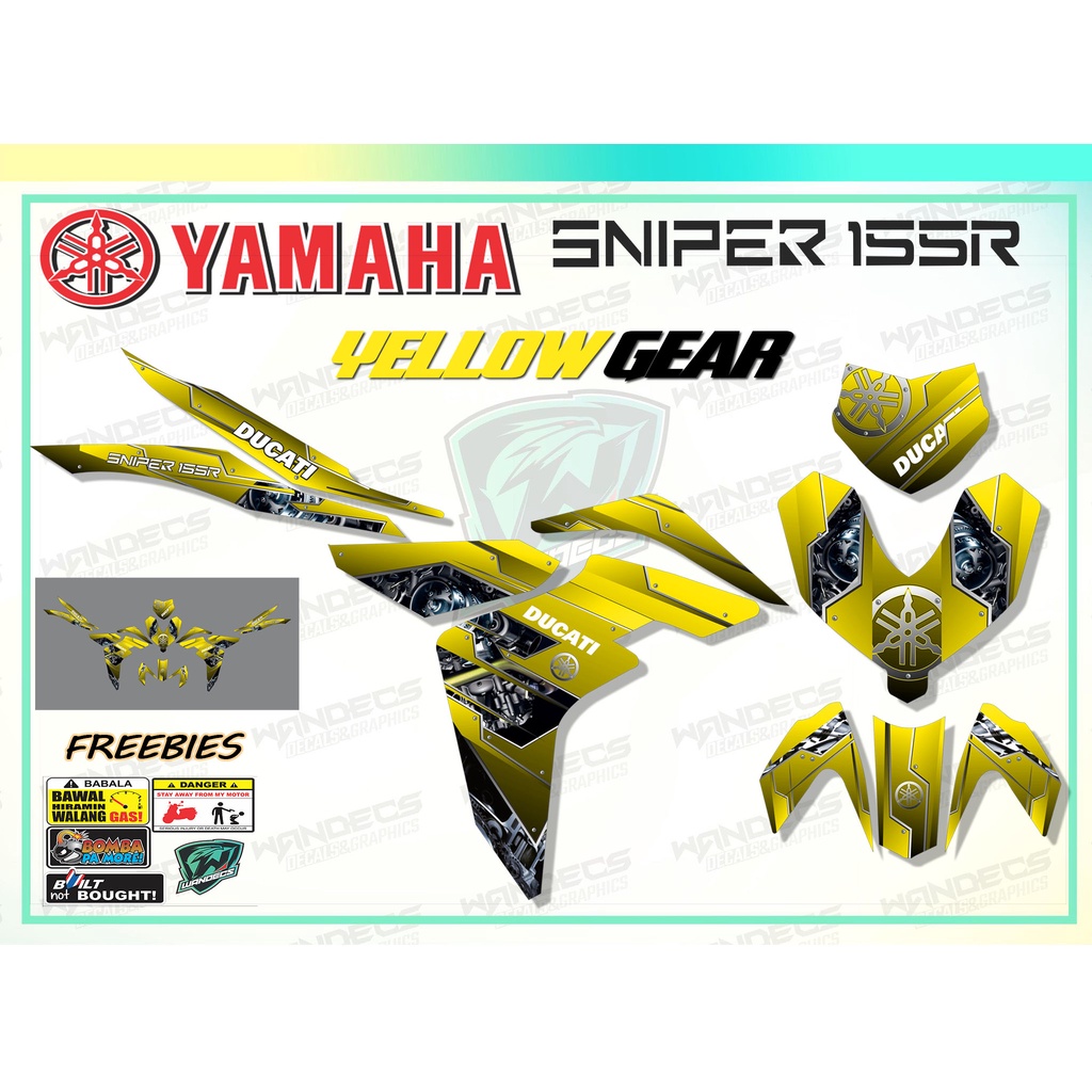 Yamaha Sniper 155 VVA Decals - Wandecs Gear Design | Lazada PH
