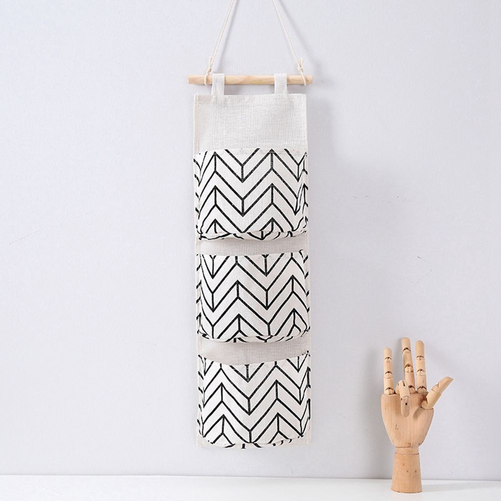 RTHRT ผ้าฝ้ายลินิน ตู้เสื้อผ้า ที่เก็บของเล่น ติดผนัง เครื่องสำอาง ถุง ...