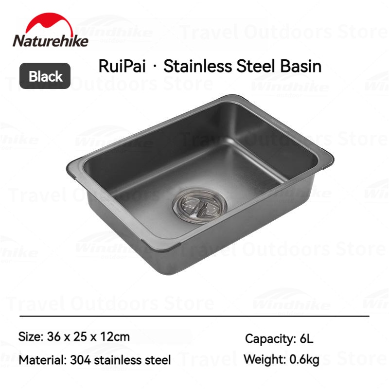 Naturehike IGT Compatible 6L Wash Sink Integrated Table Accessories Add ...