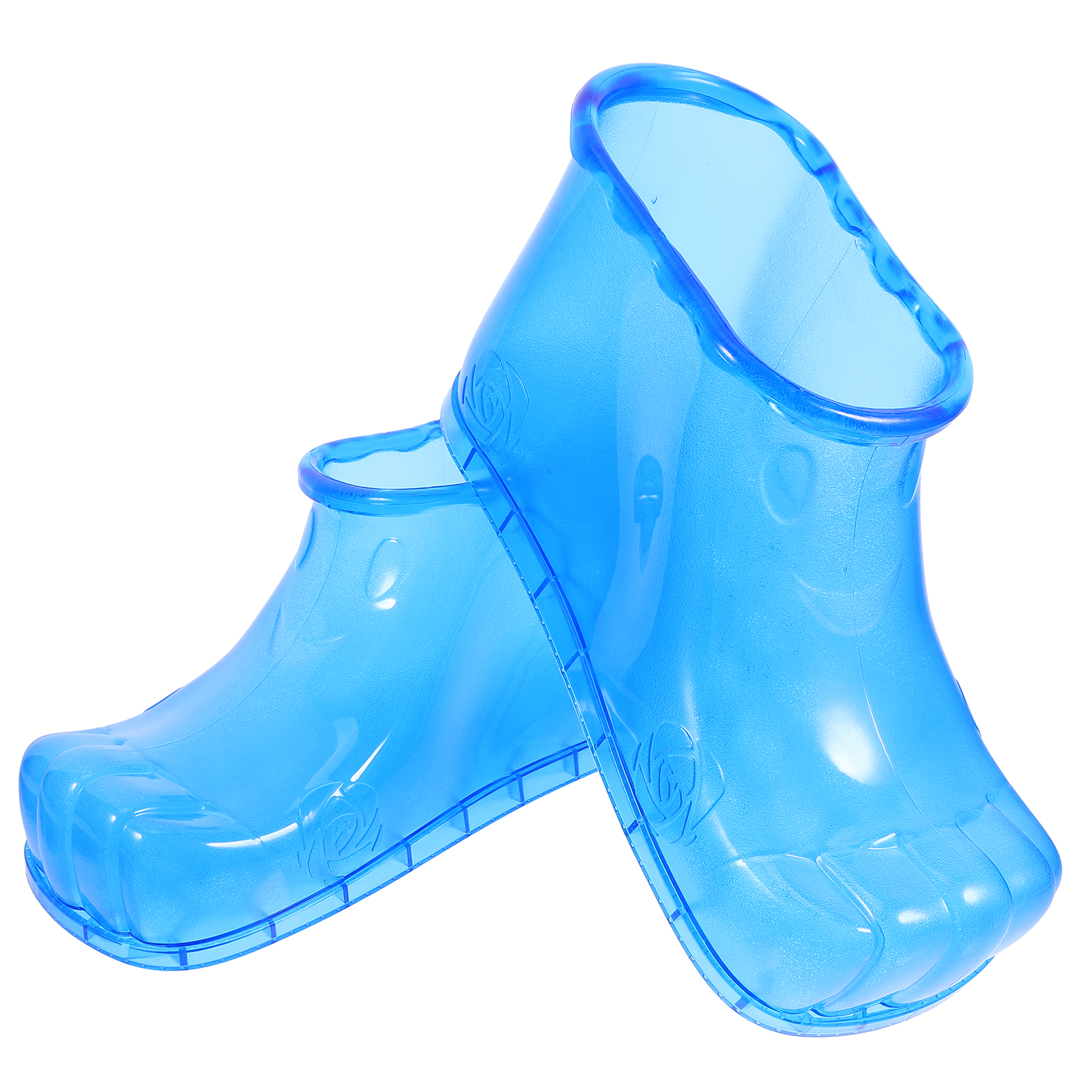 Foot Bath Shoes for Spa Tub Blue Waterproof Soakers Massage Feet ...