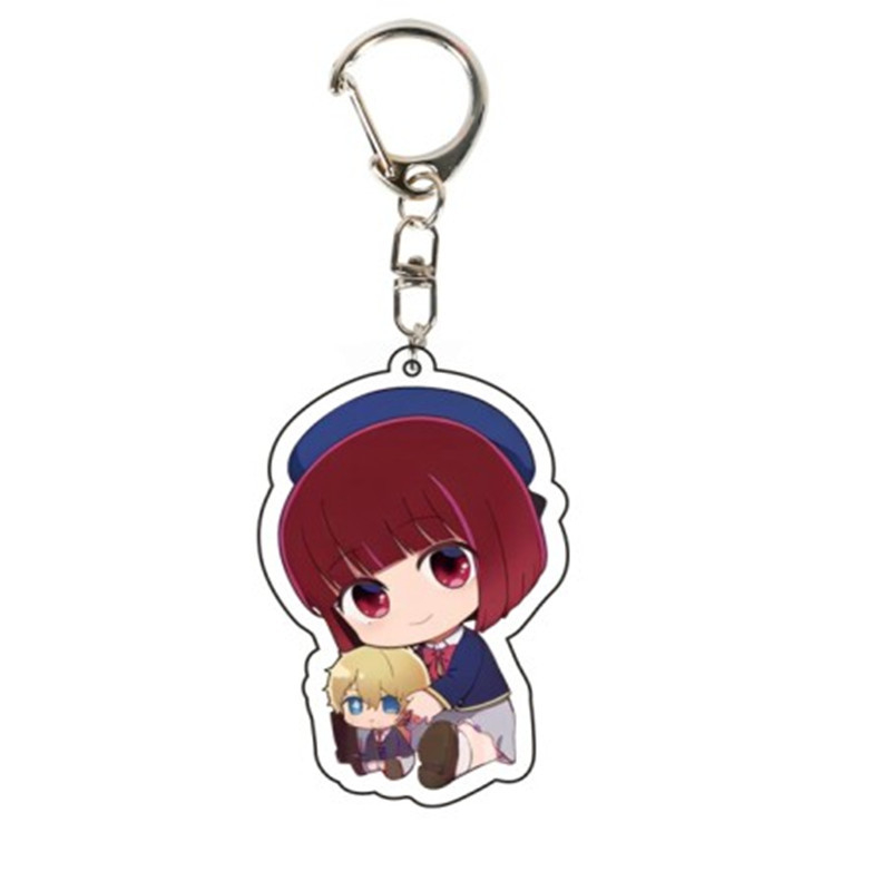 Oshi no Ko Keychain Ai Hoshino Aquamarine Ruby Arima Kana Mem Cho ...