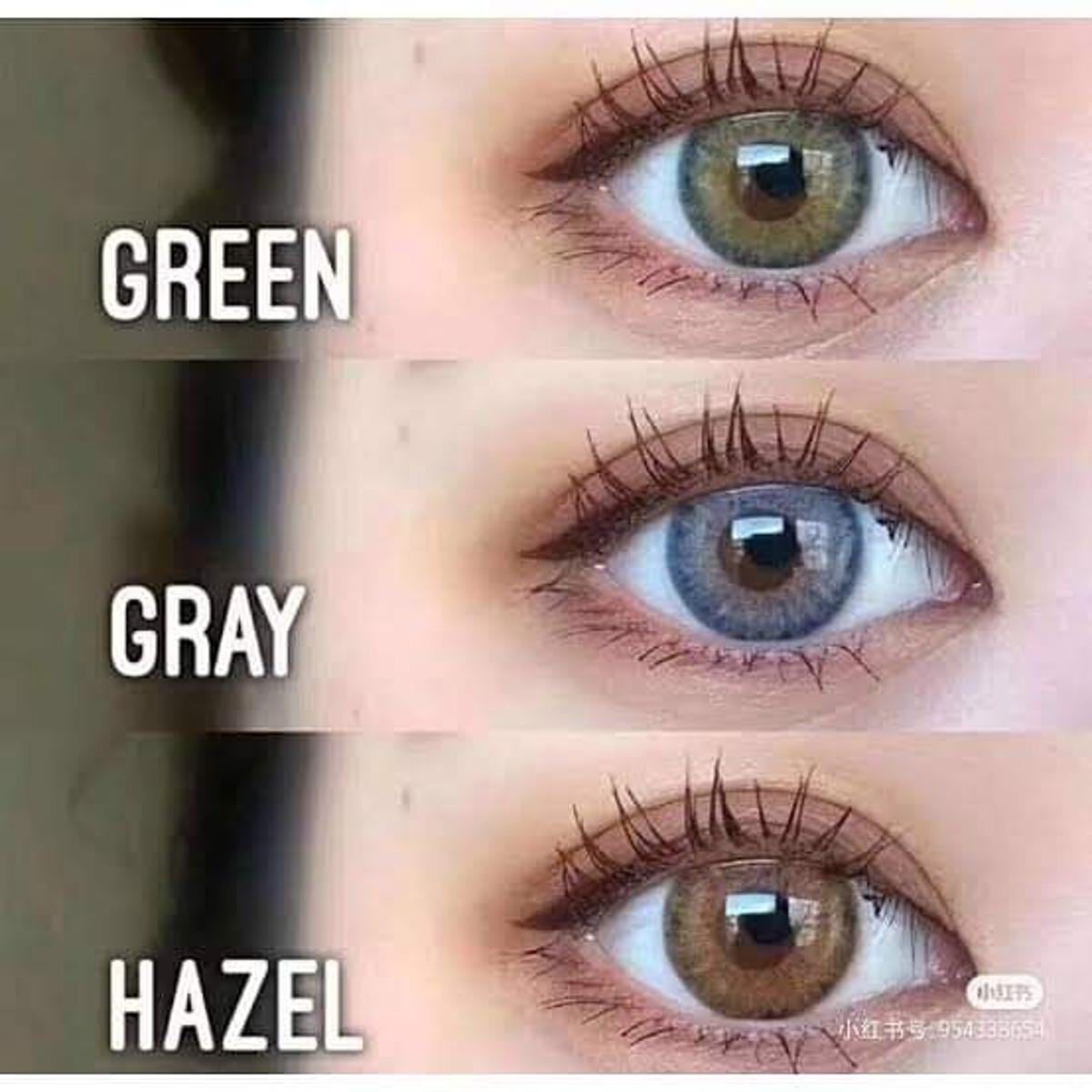 Stylish Event 3 Tone Contact Lenses Light Green,Grey,Hazel Eye Wear ...