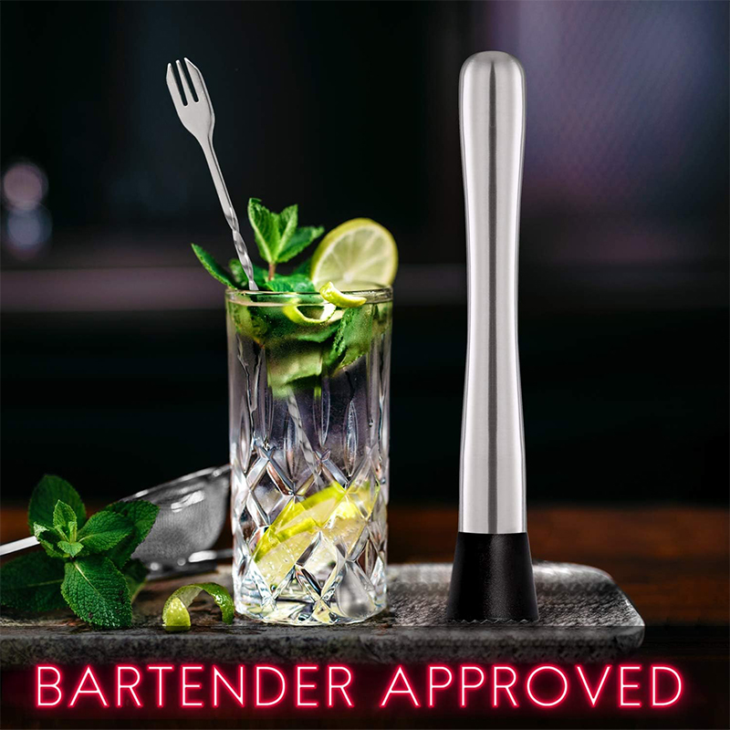 【Lowest Prices Online】 LMETJMA 10 Inch Stainless Steel Muddler and ...