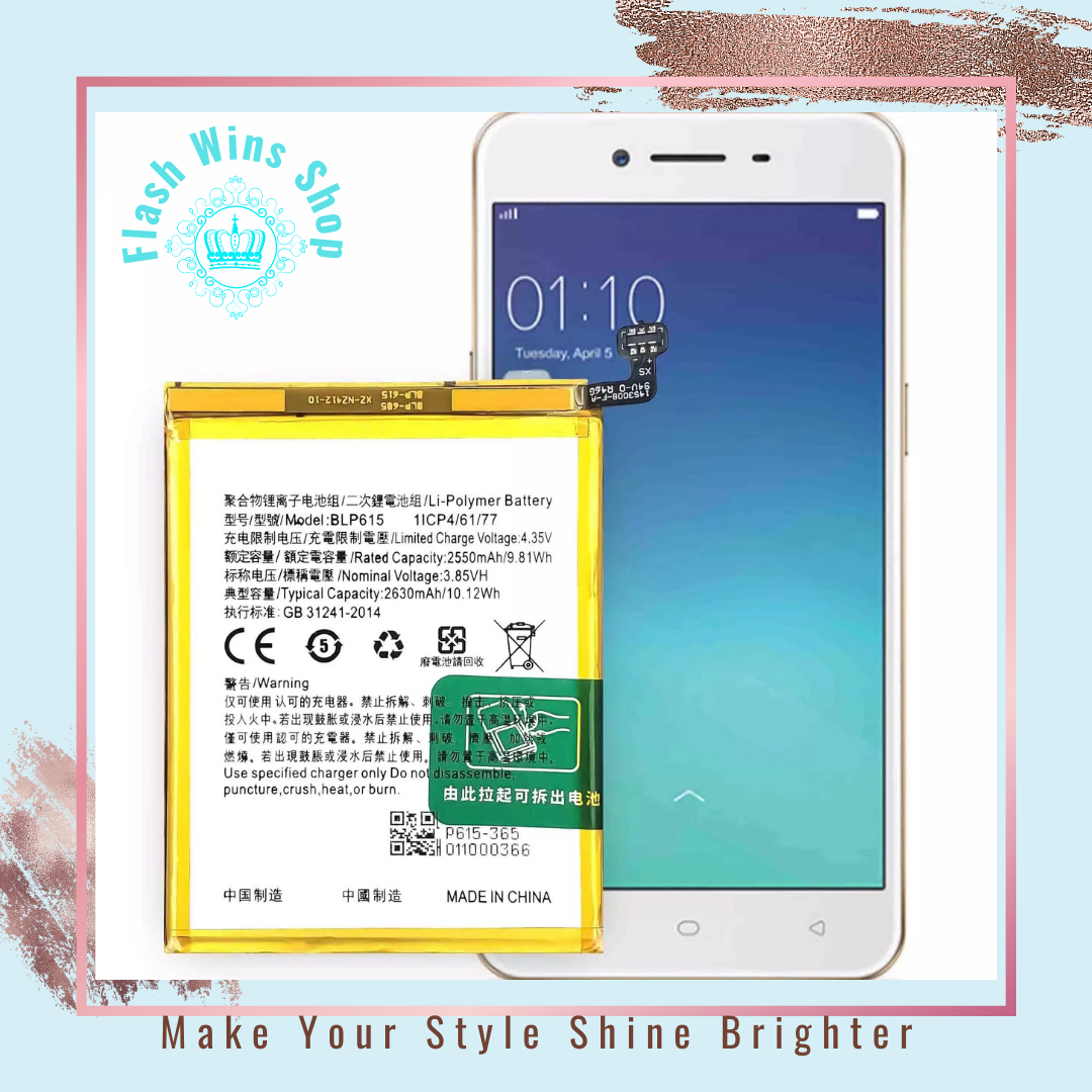 Battery for OPPO A37 /A37m / A37f /Neo 9 Battery Model: BLP615 High ...