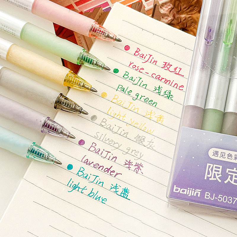 Creative Scented Erasable Gel Pens 0.7mm Glitter Neutral Pens Colorful ...