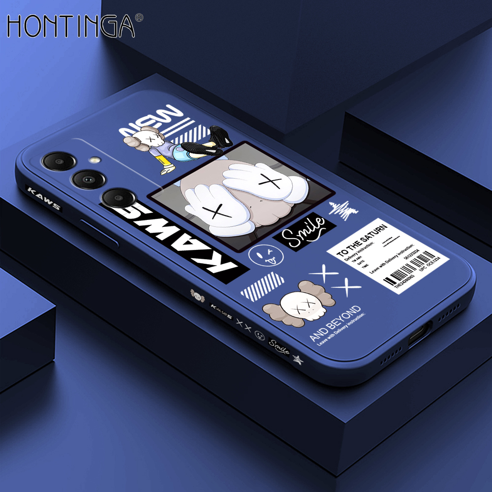 Hontinga for Samsung A05 A05S Back Cover Cartoon Magazine Style Side ...