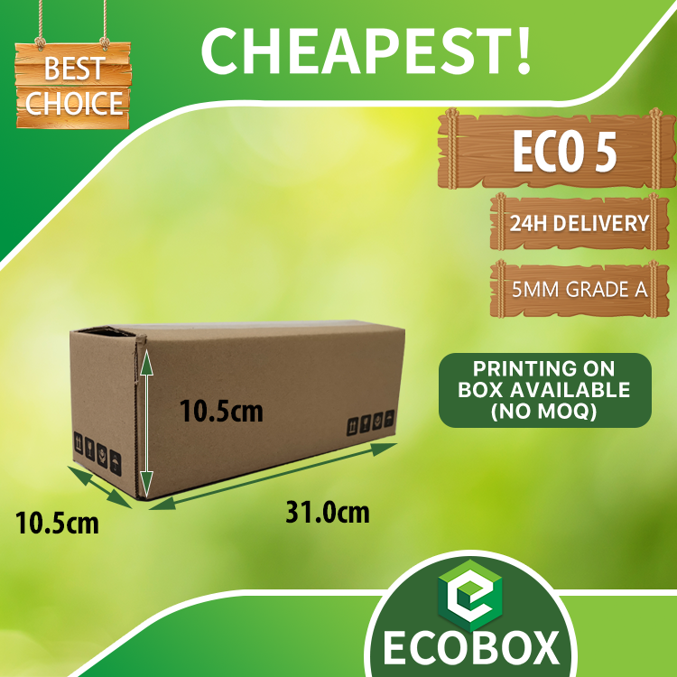 ECOBOX G3 Carton box 31 X 10.5 X 10.5cm Small Medium Boxes. Moving ...