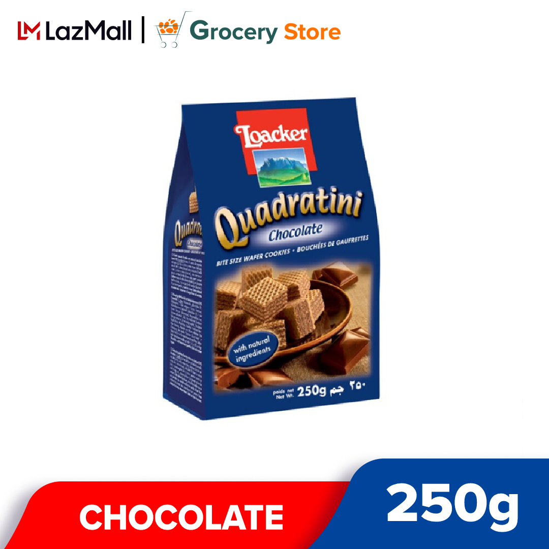 Loacker Quadratini Chocolate 250g | Lazada