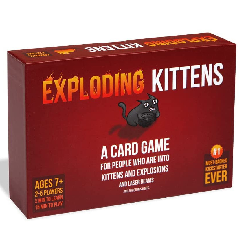Exploding Kittens Original Versions Card Game - A Card Game about ...