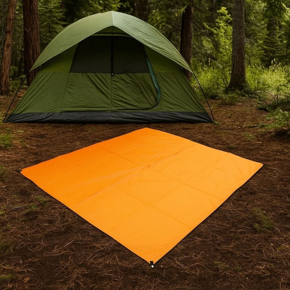 Compacted Waterproof Camping Floor Tarp PU Coating Ultralight Camping ...