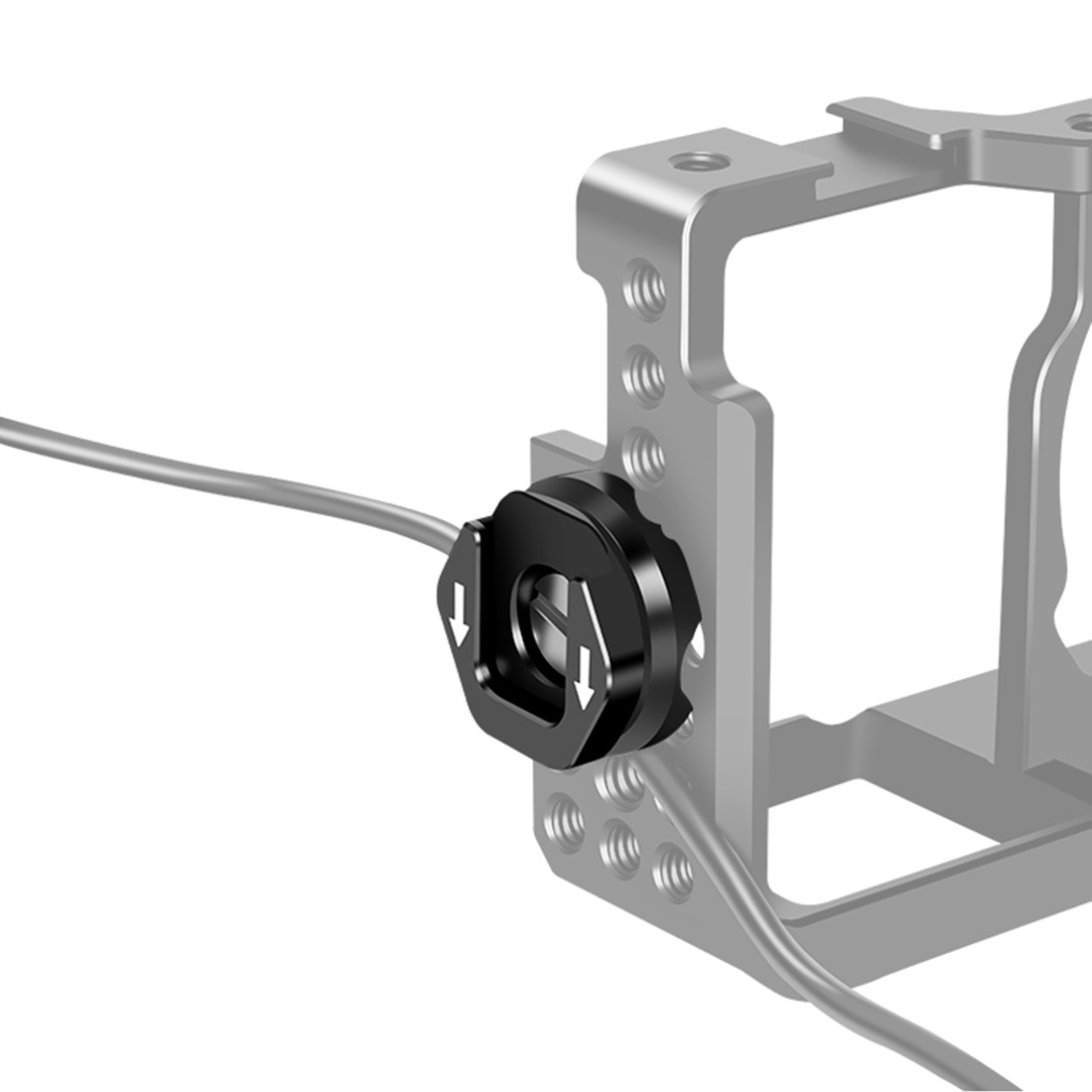 Camera Data Usb Cable Winder Clamp Mount Plate Camera Cage Rig Fitting ...