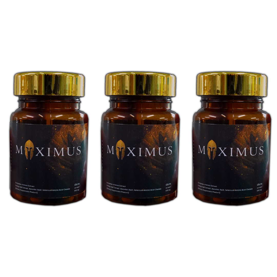 อาหารเสริมผู้ชายบำรุง+ฟื้นฟู MAXIMUS เเม็กซิมัส 90 เเคปซูล | Lazada.co.th