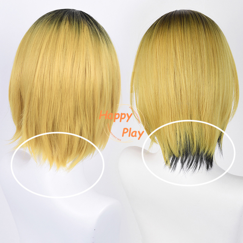 4 Styles Kenma Kozume Cosplay Wig Golden Black Dyeing Kozume Kenma ...