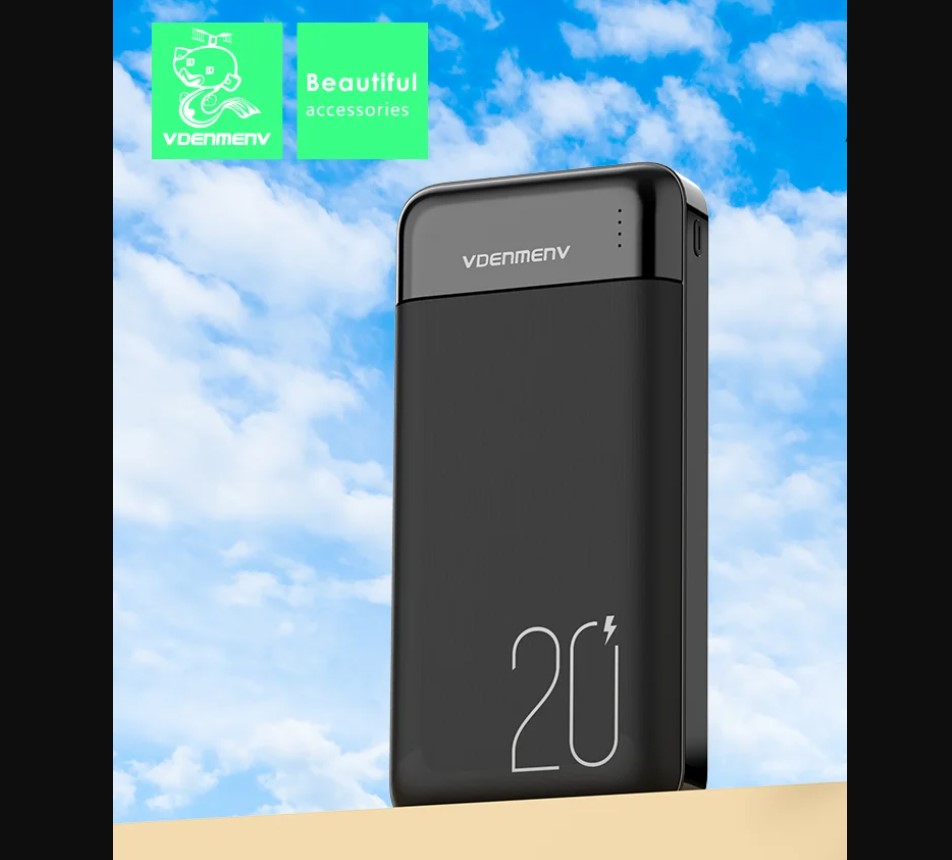 Denmen DP37 20000mah Power bank 2 USB, Type-C, Micro USB - 20,000mah ...