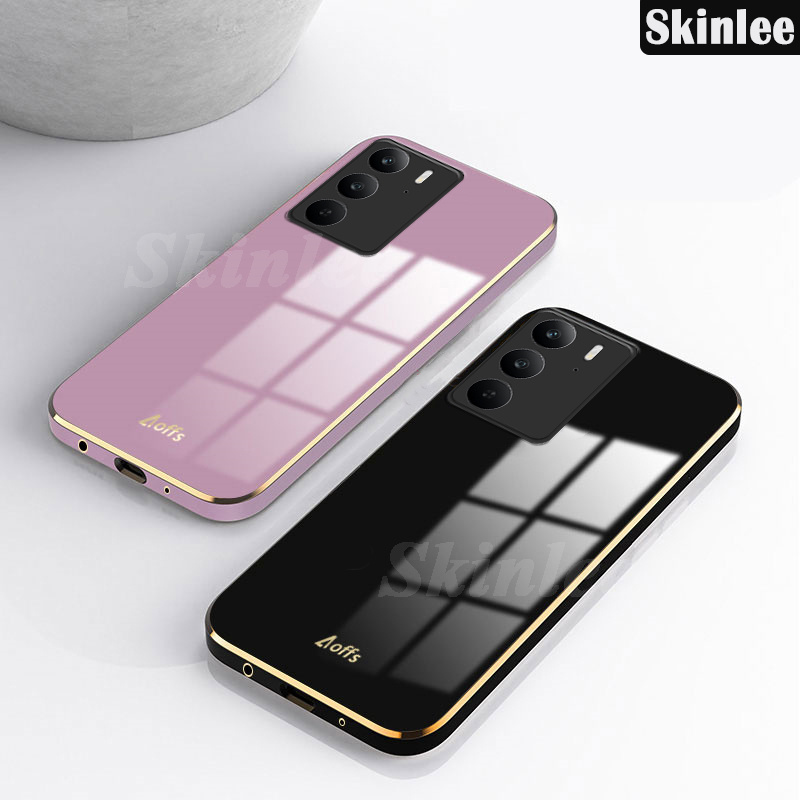 Phone case For Realme C75X Back cover Soft Transparent Plating ...
