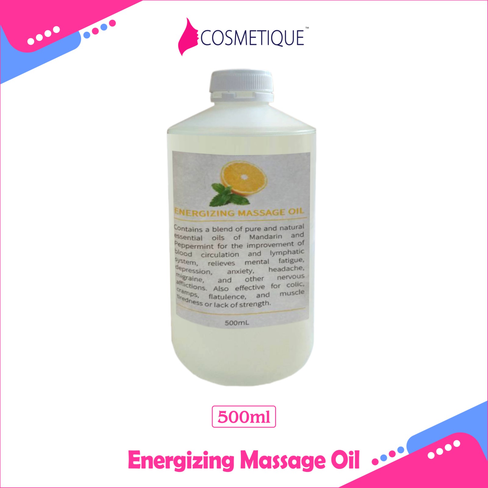 Energizing Massage Oil 500ml | Lazada PH