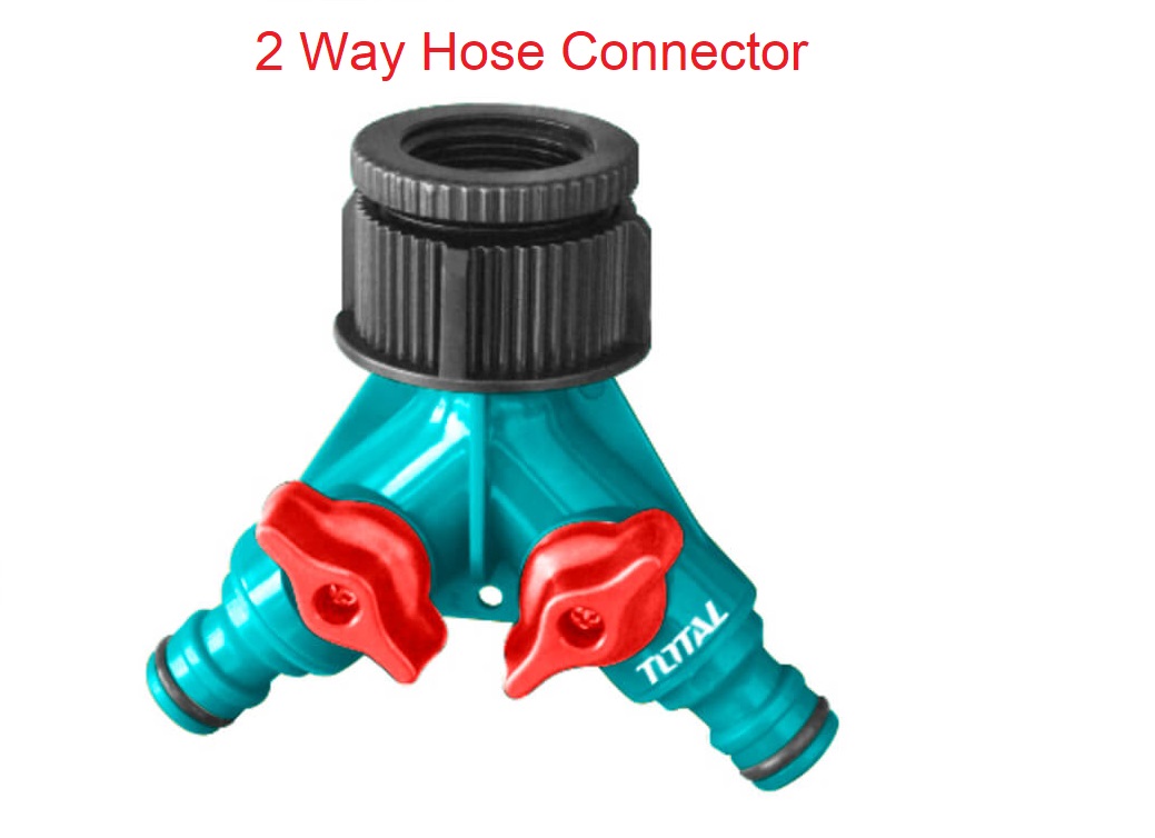TOTAL Plastic Hose Connector 2 Way Hose Connector (THHC1202) - Mulisen ...