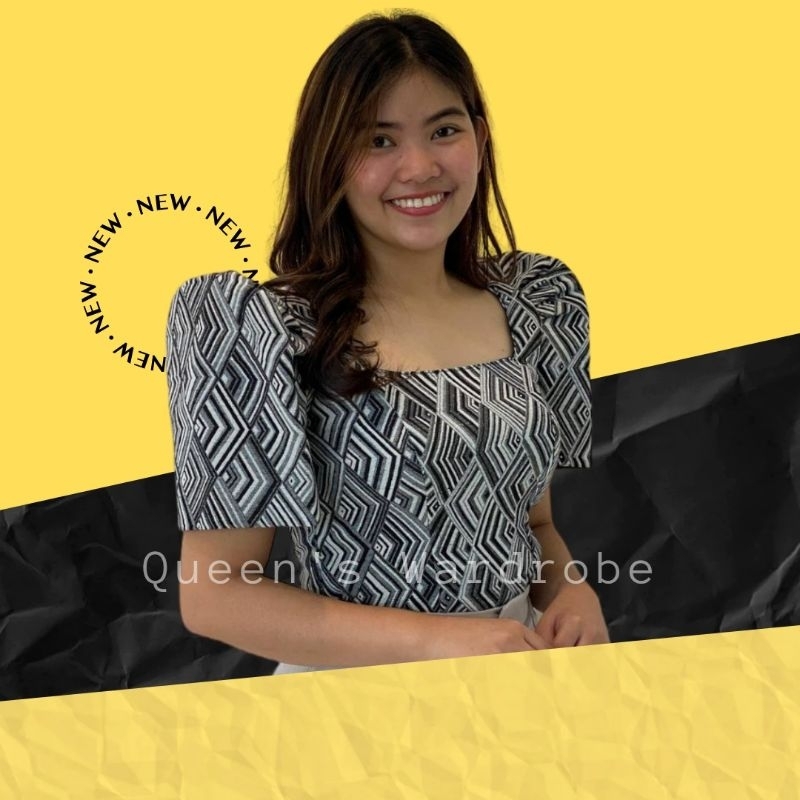 Square Neck Inabel Ilocos Modern Filipiniana | Lazada PH