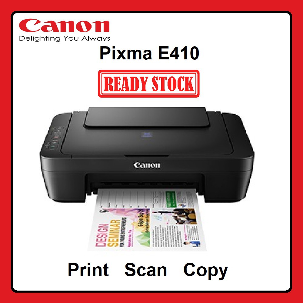 Canon Pixma E410 E-410 All-In-One Printer print Scan Copy | Lazada