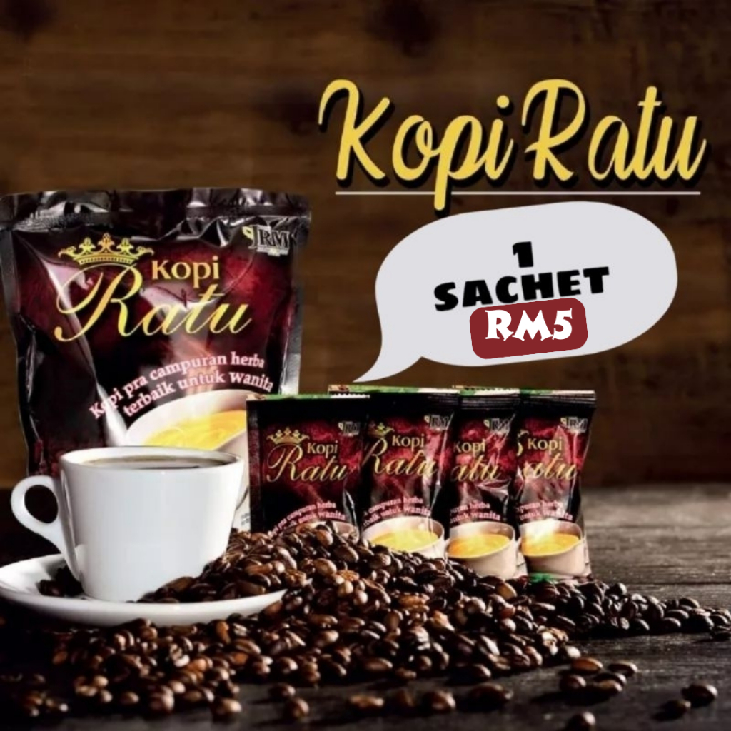 代餐提神 J Kopi Ratu (Sachet) Ori | Lazada